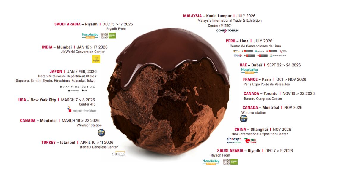 Salon du Chocolat destinations